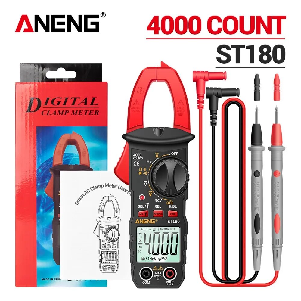 ANENG ST180 Цифровой мультиметр с зажимом