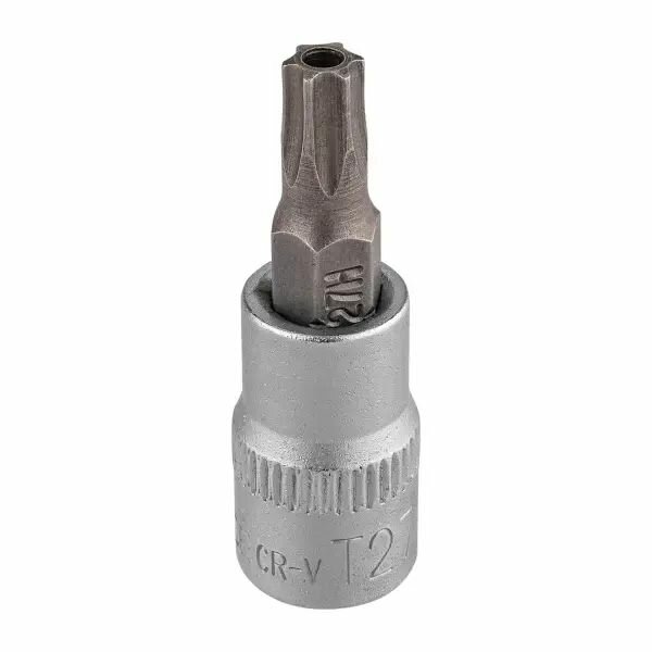 Головка-бита TORX 1/4", T27H c отверстием ROCKFORCE