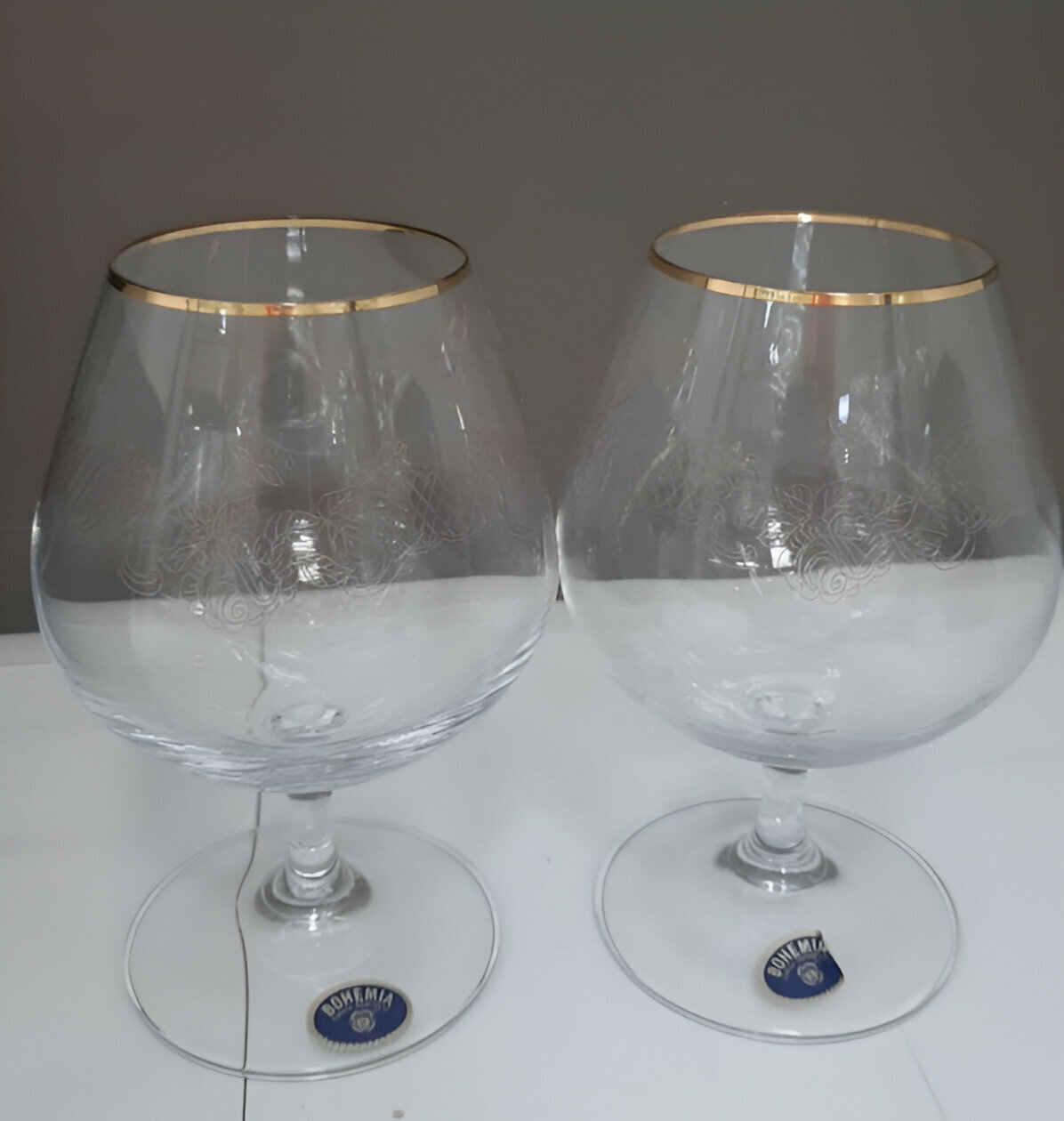 Набор бокалов Bohemia Crystal "Лара", для бренди, 400мл, 6шт