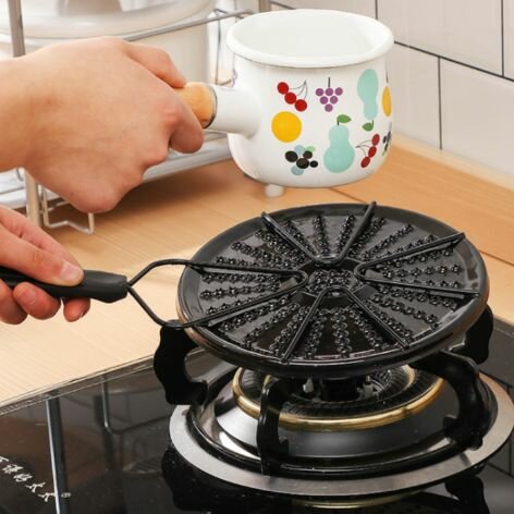 Рассекатель пламени DAENERO для газовой плиты 19 см, подставка для турки, из прочного металла