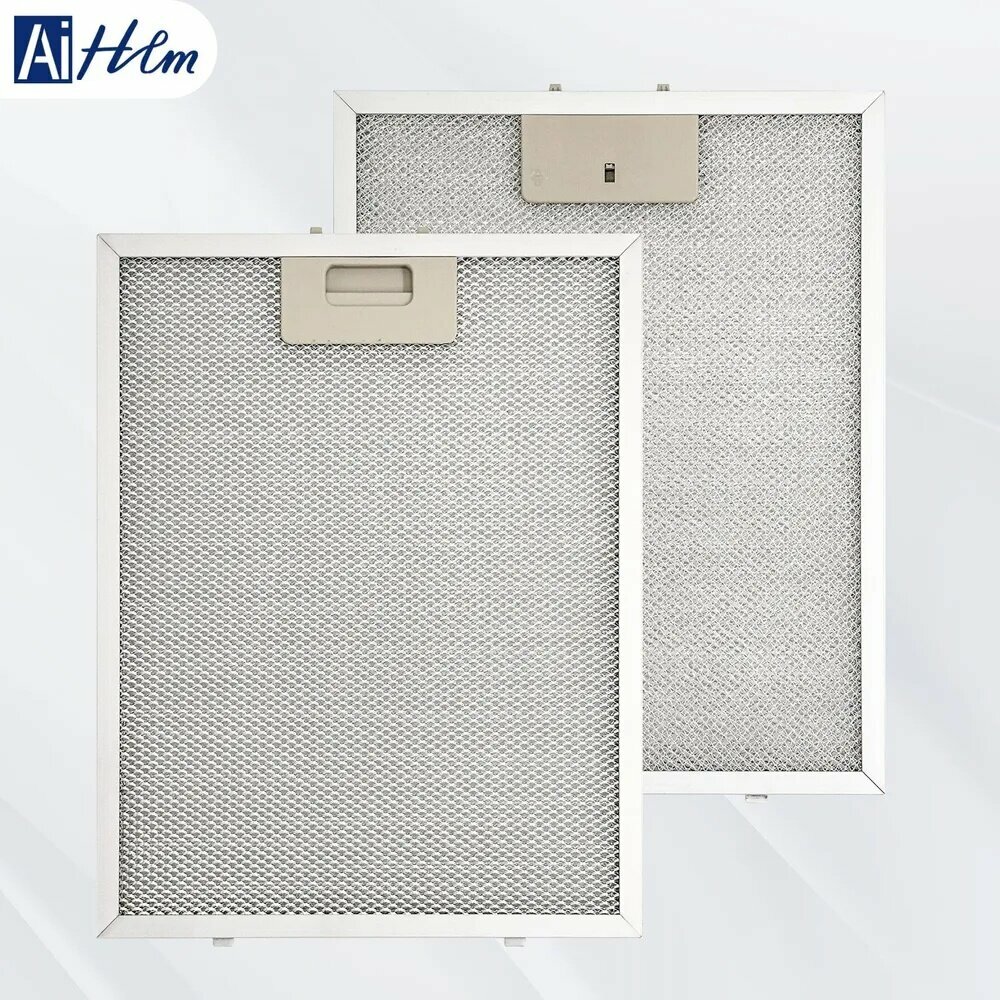 Жировой фильтр (кассета) алюминиевый (металлический) рамочный для вытяжек Krona 142.2120.09, многоразовый, 334х262 мм