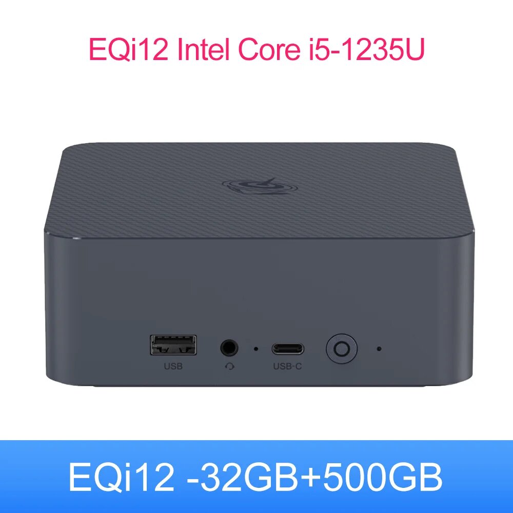 Мини-ПК Beelink EQi12 Intel Core i5 1235U 16/32ГБ 500ГБ SSD 4К 1235U