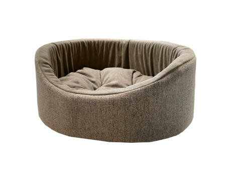 HOMEPET Жаккард Rosy grey #3 57 см х 45 см х 20 см лежак розово-серый для домашних животных