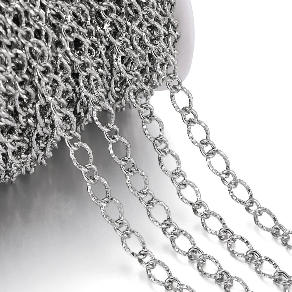 Цепь из нержавеющей стали Steel 02, 1 метр, золотистый