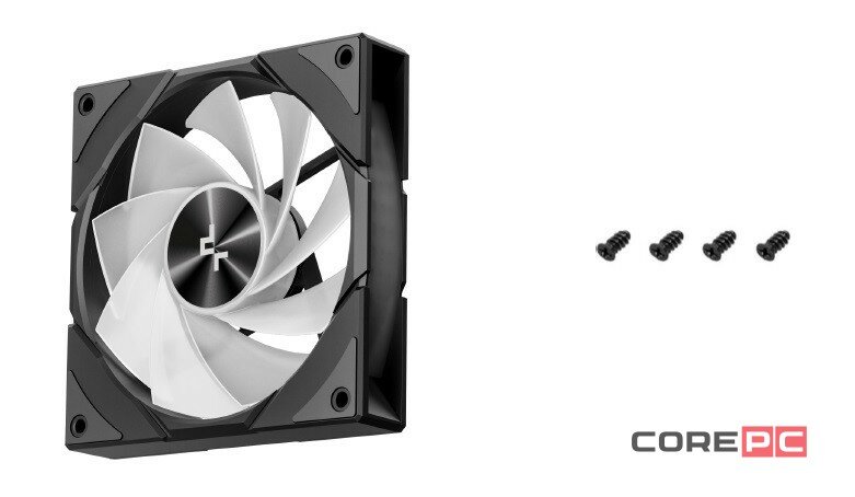 Вентилятор для корпуса Deepcool CG580 FAN BKR REVERSE ARGB Black Bulk