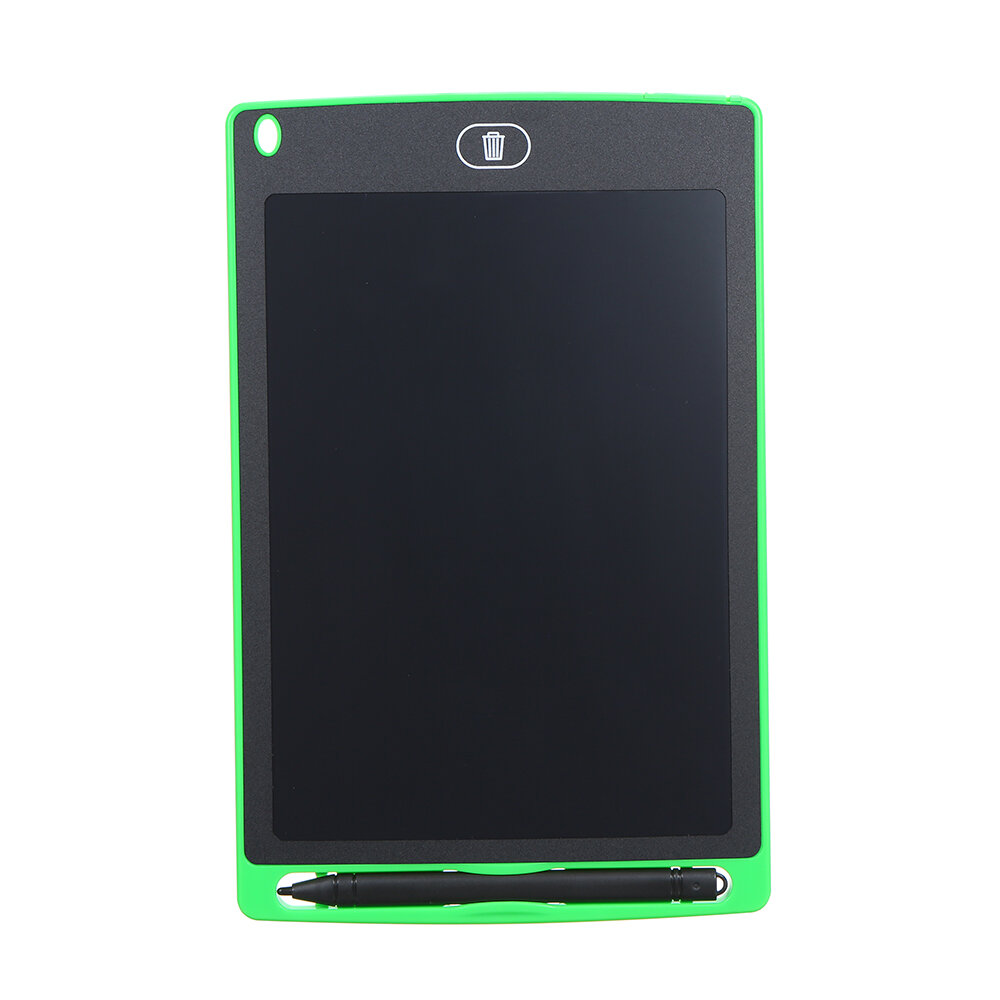 8.5 Inch LCD Drawing Tablet Portable Digital Pad Writing Notepad Electronic Graphic Board Notes Reminder with Stylus Pen Green Material LCD + ABS Battery CR2020 Item size 22.4*14.8*0.5cm Package includes 1*8.5 Inch LCD Drawing Tablet