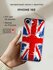 Чехол на Apple iPhone 16e/17e / Айфон 16е/17e с принтом "Флаг Великобритании 2"