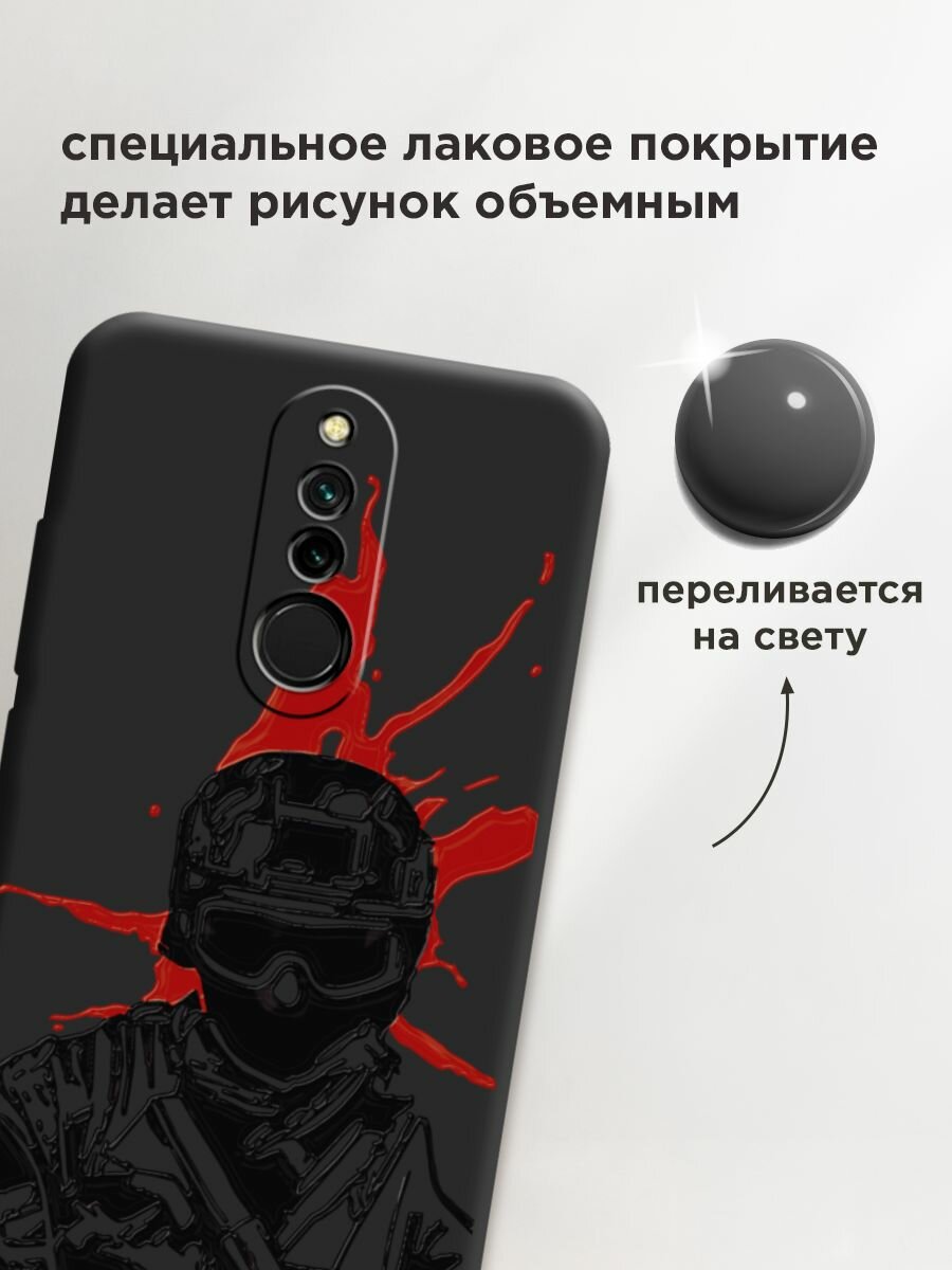 Чехол на Xiaomi Redmi 8 / Редми 8 с принтом "Воин 2" — фото 1