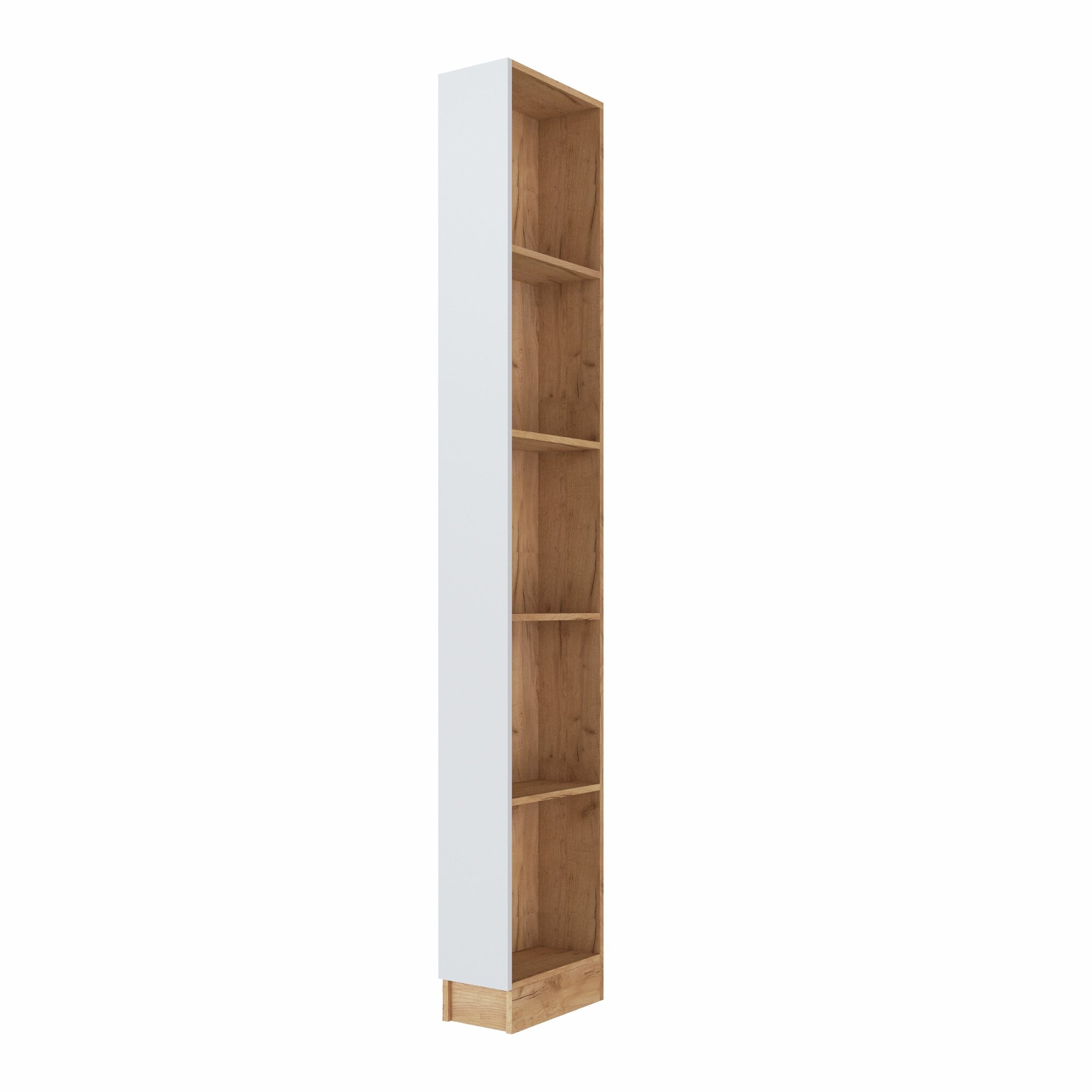 Прихожая Руэлла Торцевое завершение дуб крафт золотой/белый, с полками