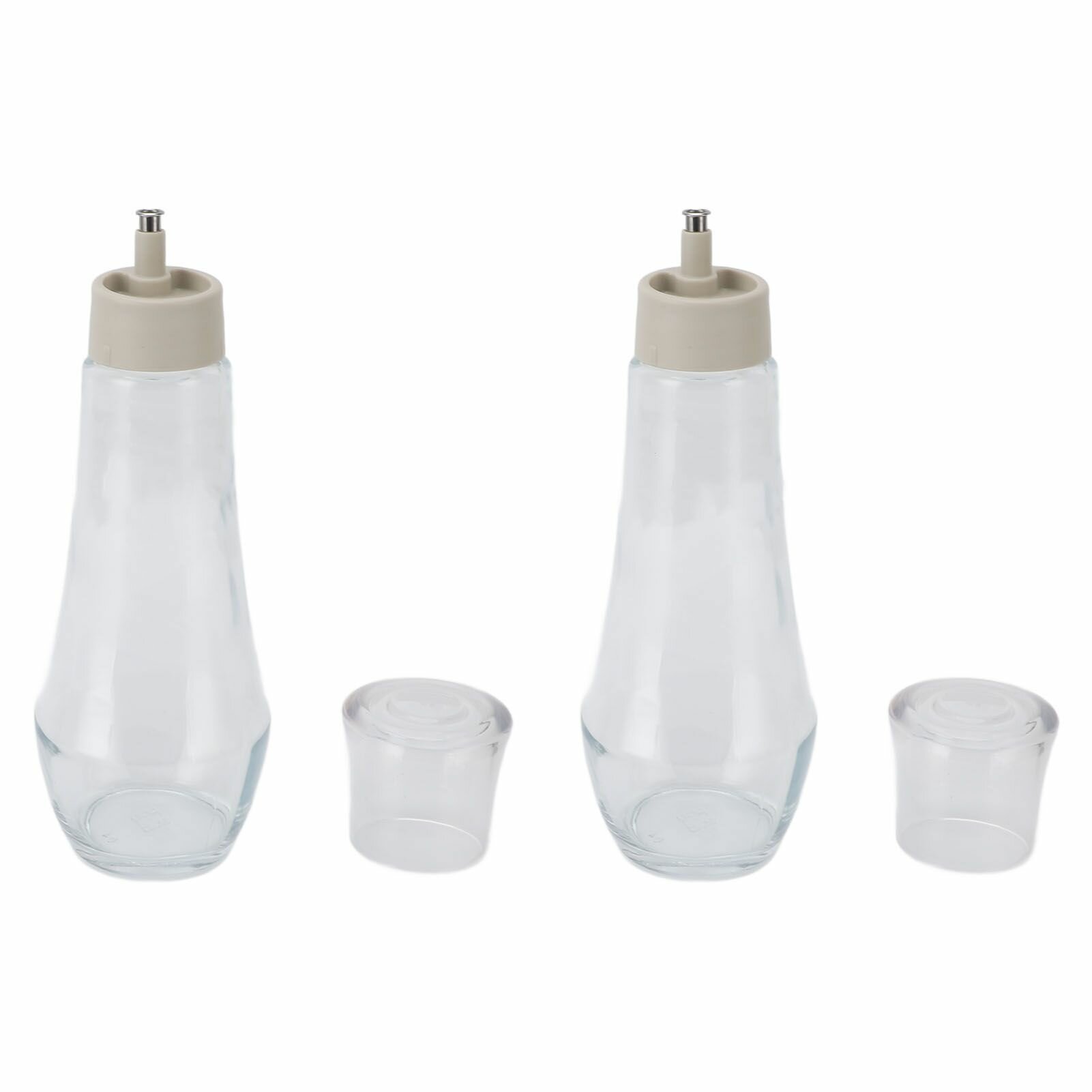 2 дозатора для ополаскивателя для полости рта объемом 260 мл из нержавеющей стали и стекла, многофункциональные графины для ванной комнаты, простые в использовании.