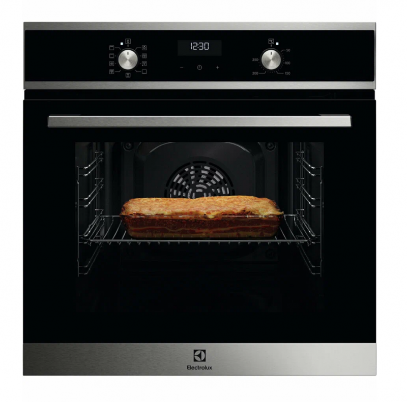 Электрический духовой шкаф Electrolux EOF5H50BX с конвекцией и утапливаемыми ручками