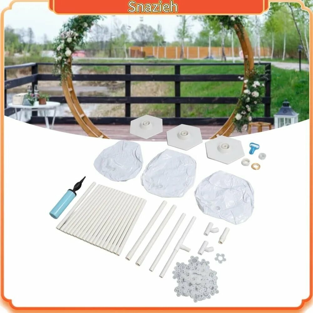 Свадебная арка круга, Устойчивый пластиковый каркас, для декора свадеб на лужайке