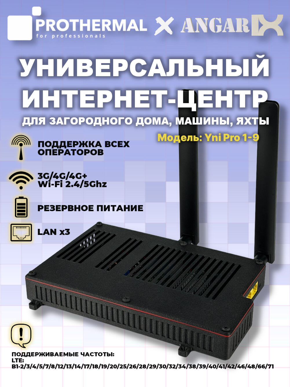 Универсальный интернет-центр Yni Pro 1-9 (450Мбит/с)