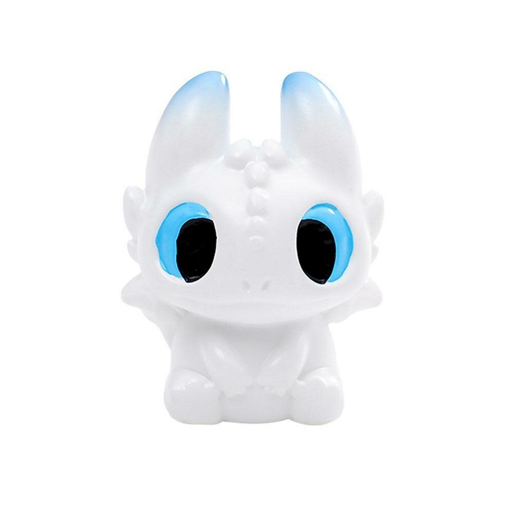 Черно-белый дракон, беззубик, милая кукла-скульптура куклы