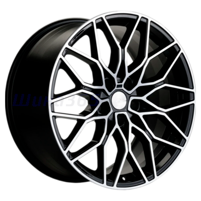 Литой колесный диск Khomen Wheels KHW1902 (BMW Front) 8,5x19/5x112 ET30 D66,6 Black-FP