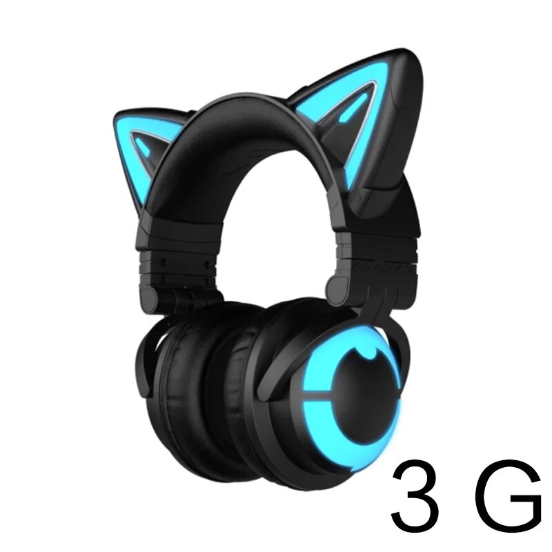 Черные беспроводные наушники Cat Ear 3G