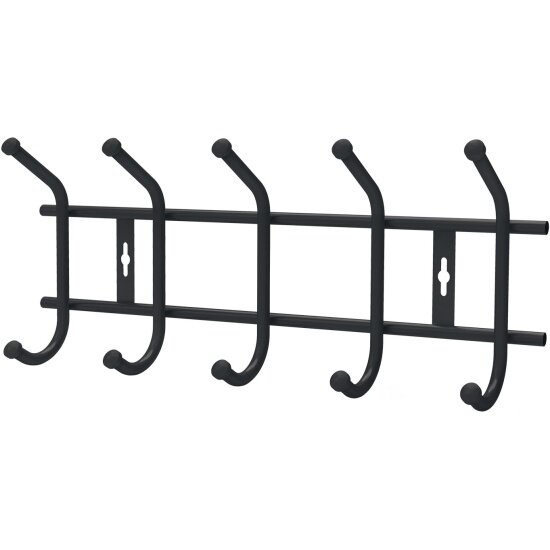 Вешалка Nika НИКА ВНТ5М настенная, матовый черный (ВНТ5М/Ч)