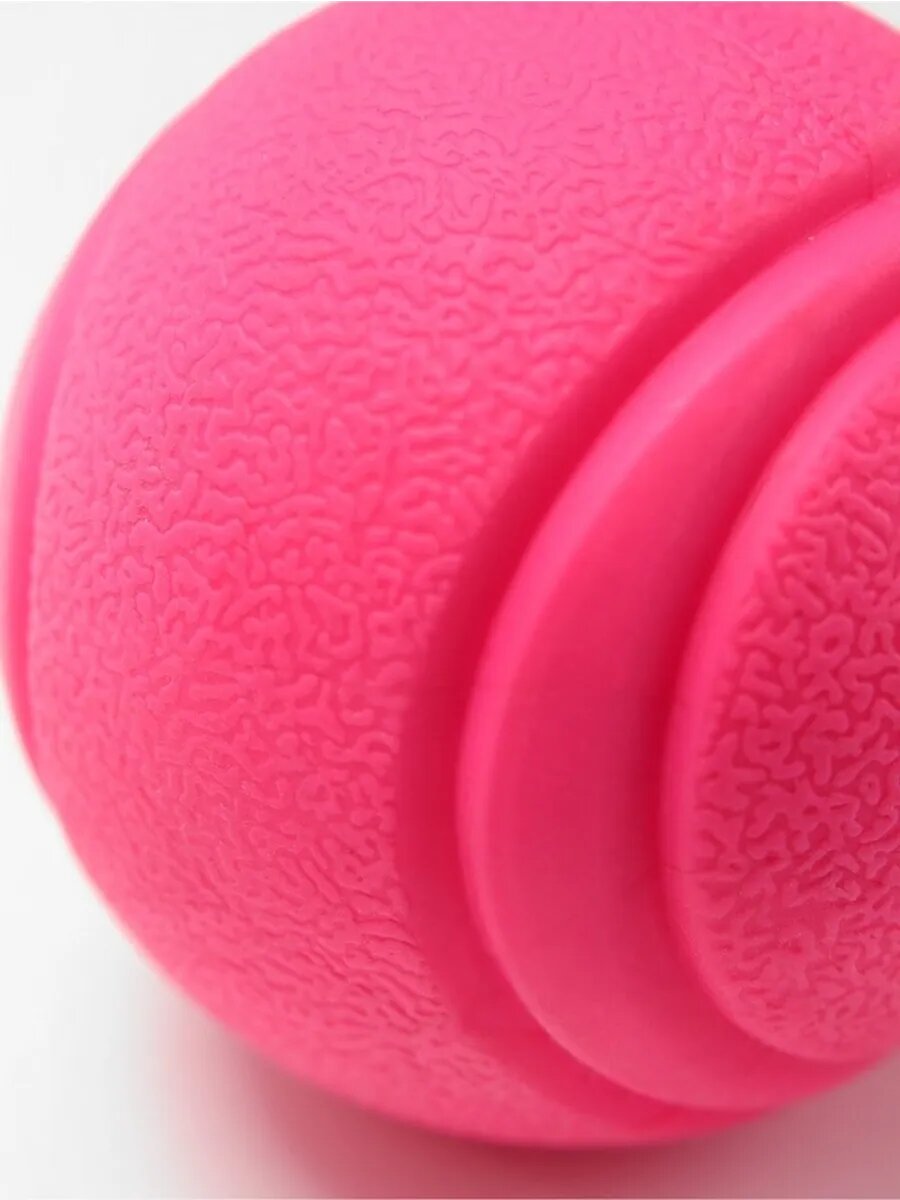 Розовый Прыгающий Мячик TPR 6 см — Веселая игра для малышей