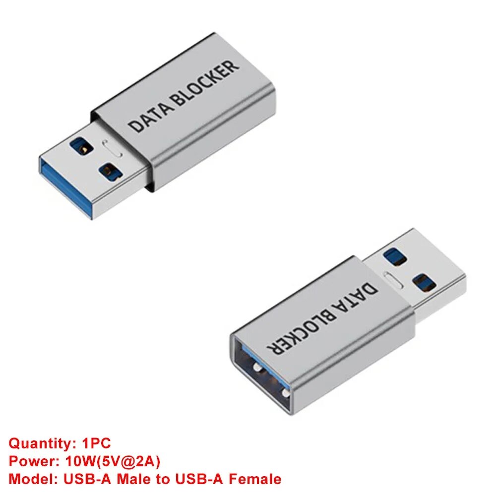 Только для зарядки USB-блокатора данных Заменитель взлома Защита конфиденциальности Защитник USB Type-C Защита от сока Алюминиевый сплав
