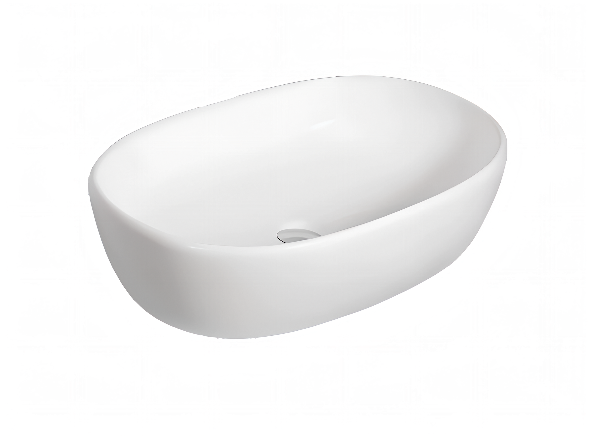 Умывальник накладной овальный, 575 x 400, h155, SONA FIELD ROMAN (4071)