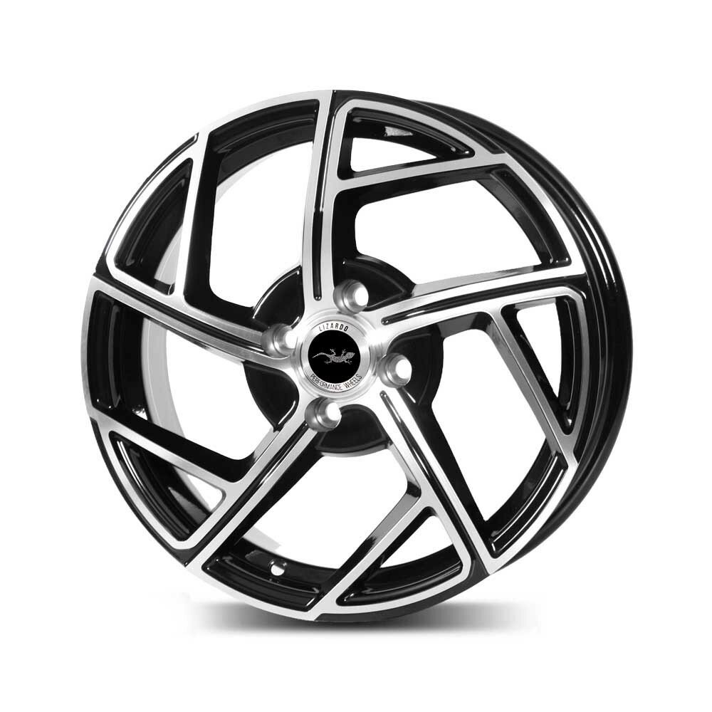Колесный диск Lizardo 777 6.5x15/5x114.3 D54.1 ET38 черный глянец С полировкой