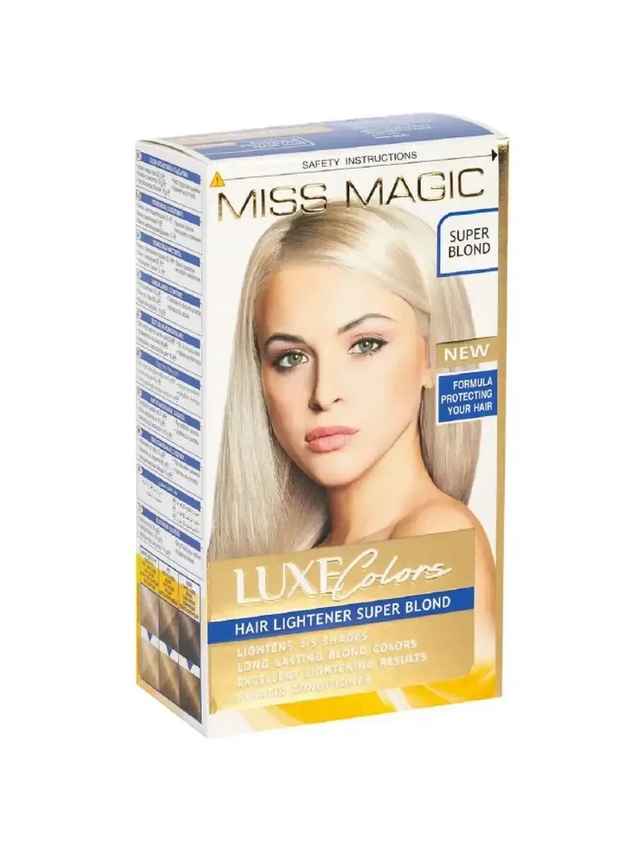 MISS MAGIC LUXE COLORS Осветлитель для волос SUPER BLONDMISS MAGIC