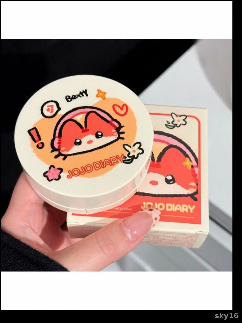 Кушон, JOJO DIARY, Двойной, увлажняющий, постоянный, скрывающий, естественно