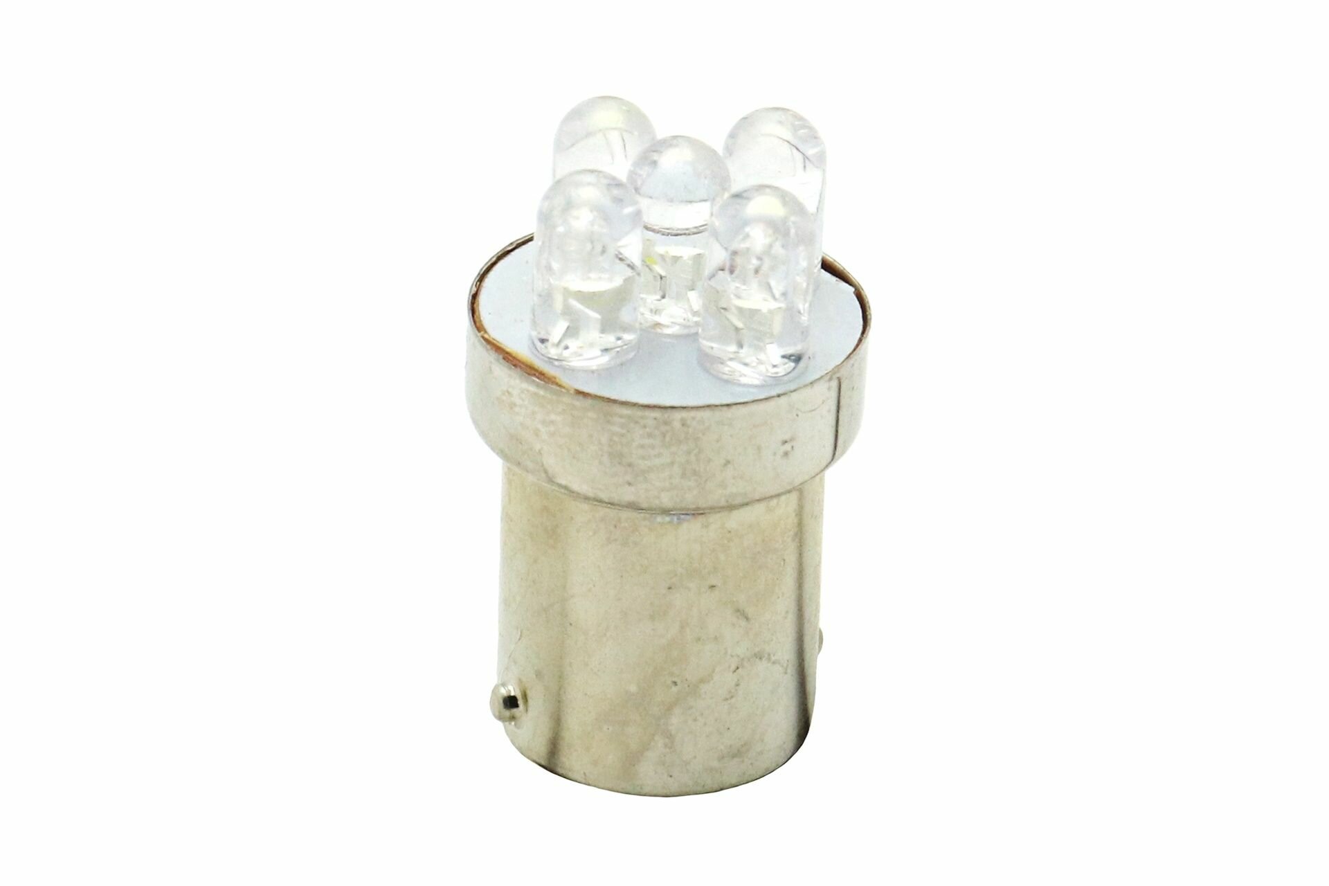 Лампа 12 В BA15S (T15), 5 светодиодов LED, 21W, белая