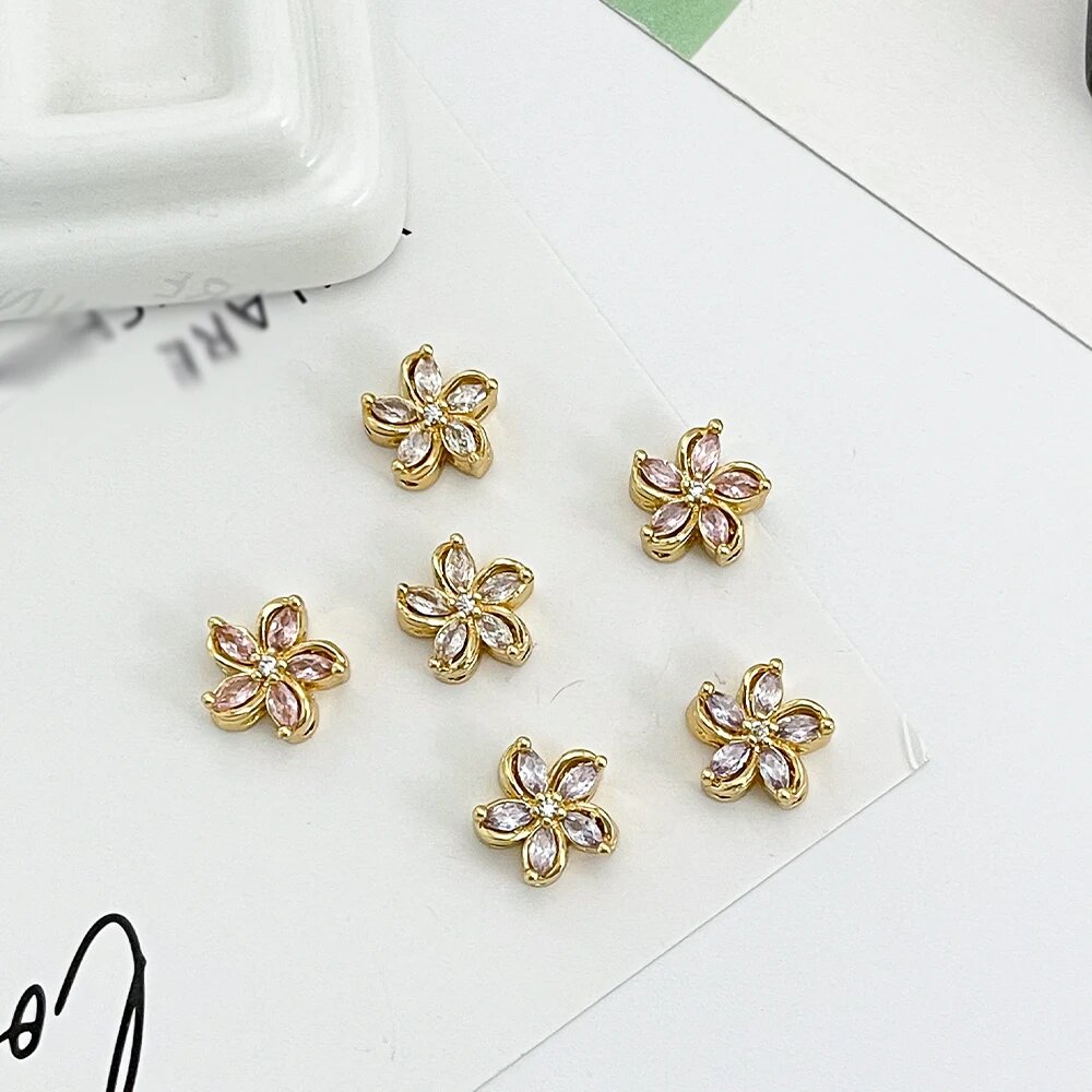 Ювелирные фурнитуры Cordial Design сердечки медные 50 шт. Random Mix