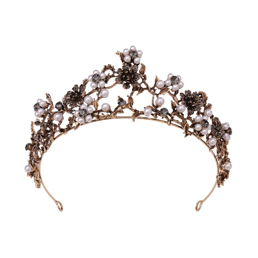 Элегантные хрустальные свадебные тиары, сверкающие цветами и листьями, акцентируют на свадьбы важное событие