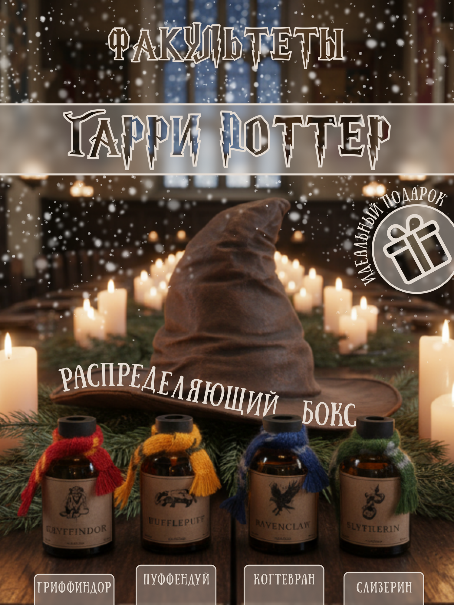 Подарочный набор по Гарри Поттеру " Распределяющая шляпа" TaleWicks