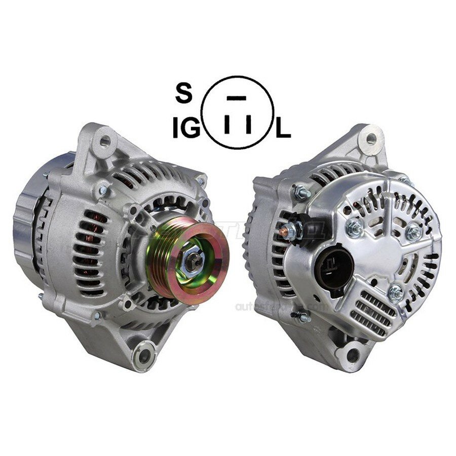 SAT ST850057 Генератор TOYOTA CARINA/CORONA/CELICA/COROLLA/SPRINTER/LEVIN 89-98 4/5AFE 12V 80A