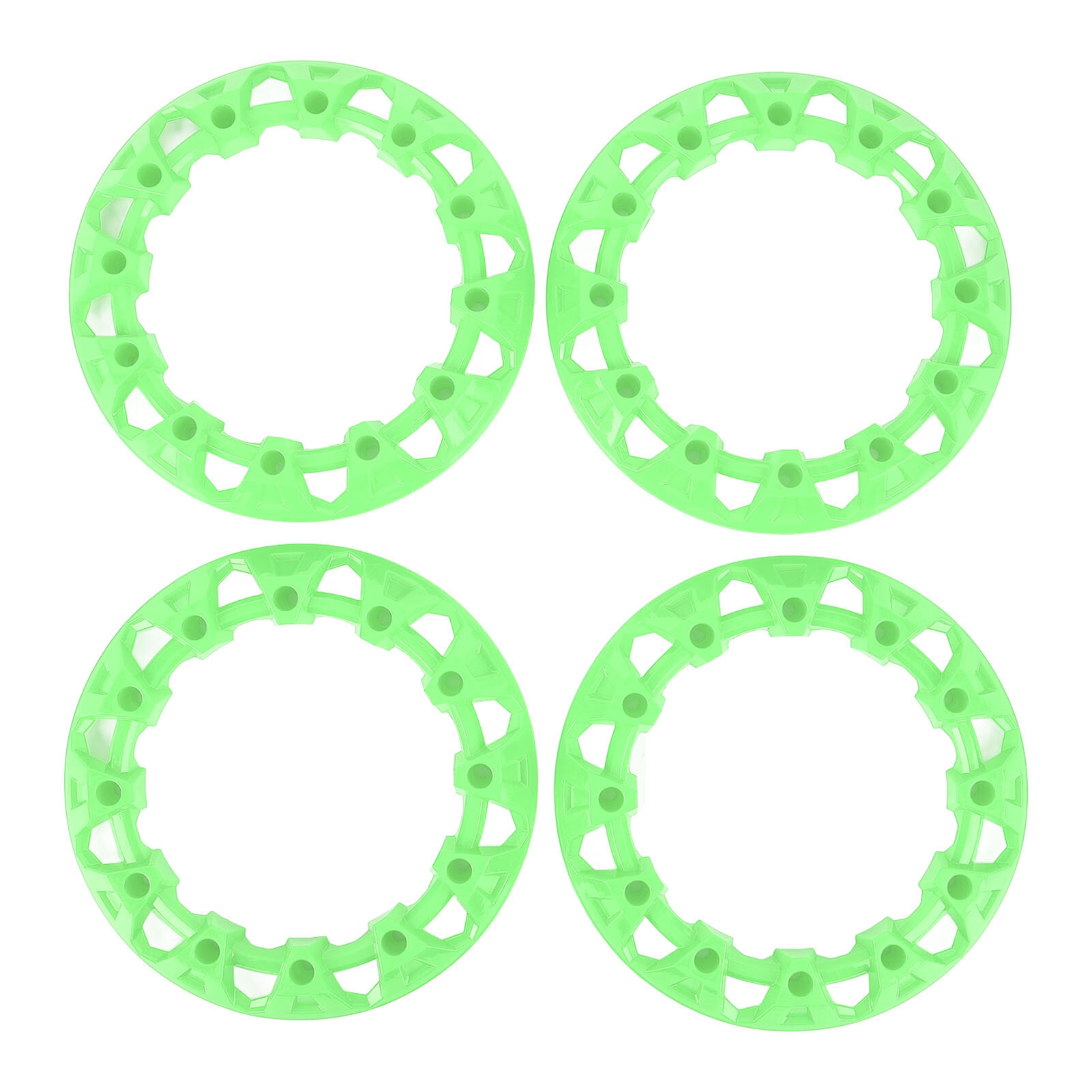 8-дюймовый колпак для колеса квадроцикла, 4 шт, универсальный пластиковый, устойчивый к царапинам, декор для защиты ступицы, зеленый для картинга