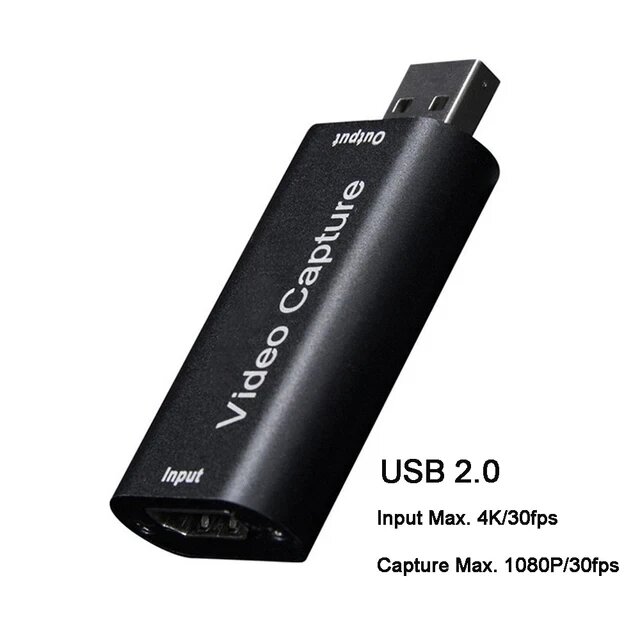 ACEHE Карта видеозахвата HDMI 1080p черный