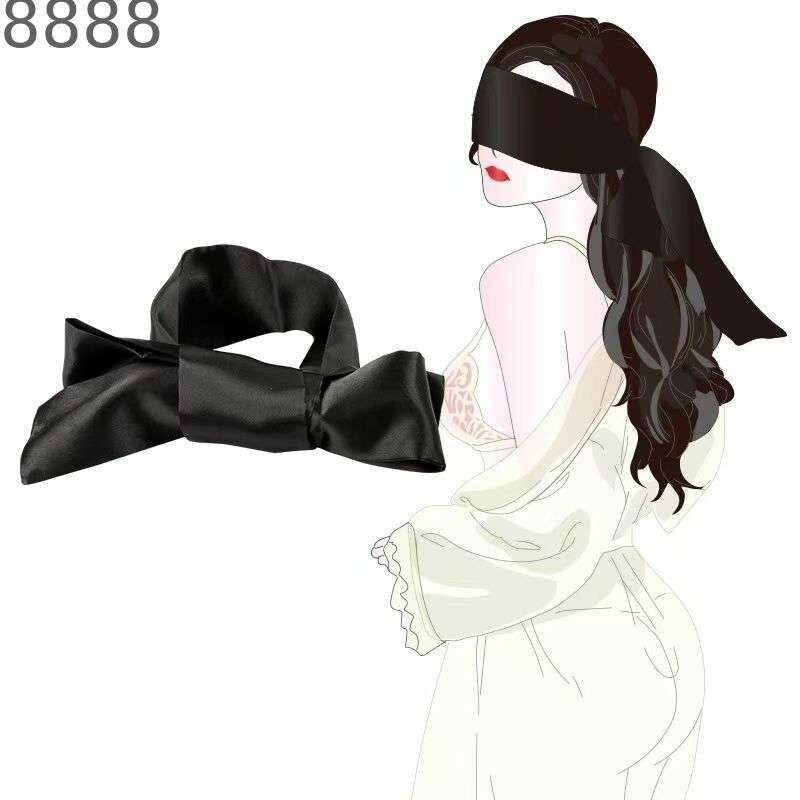 Лента атласная для бдсм, лента для связывания рук и ног, повязка эротическая женская для глаз, ролевых игр и секса