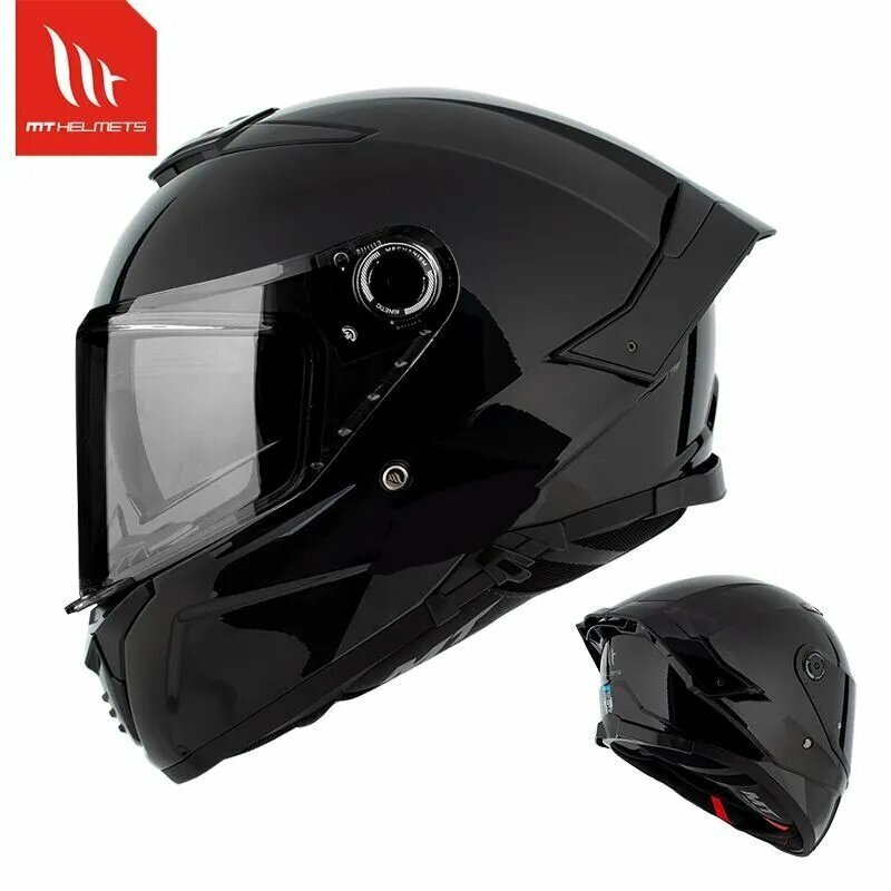 MT HELMETS Мотошлем, цвет: черный, размер: XL