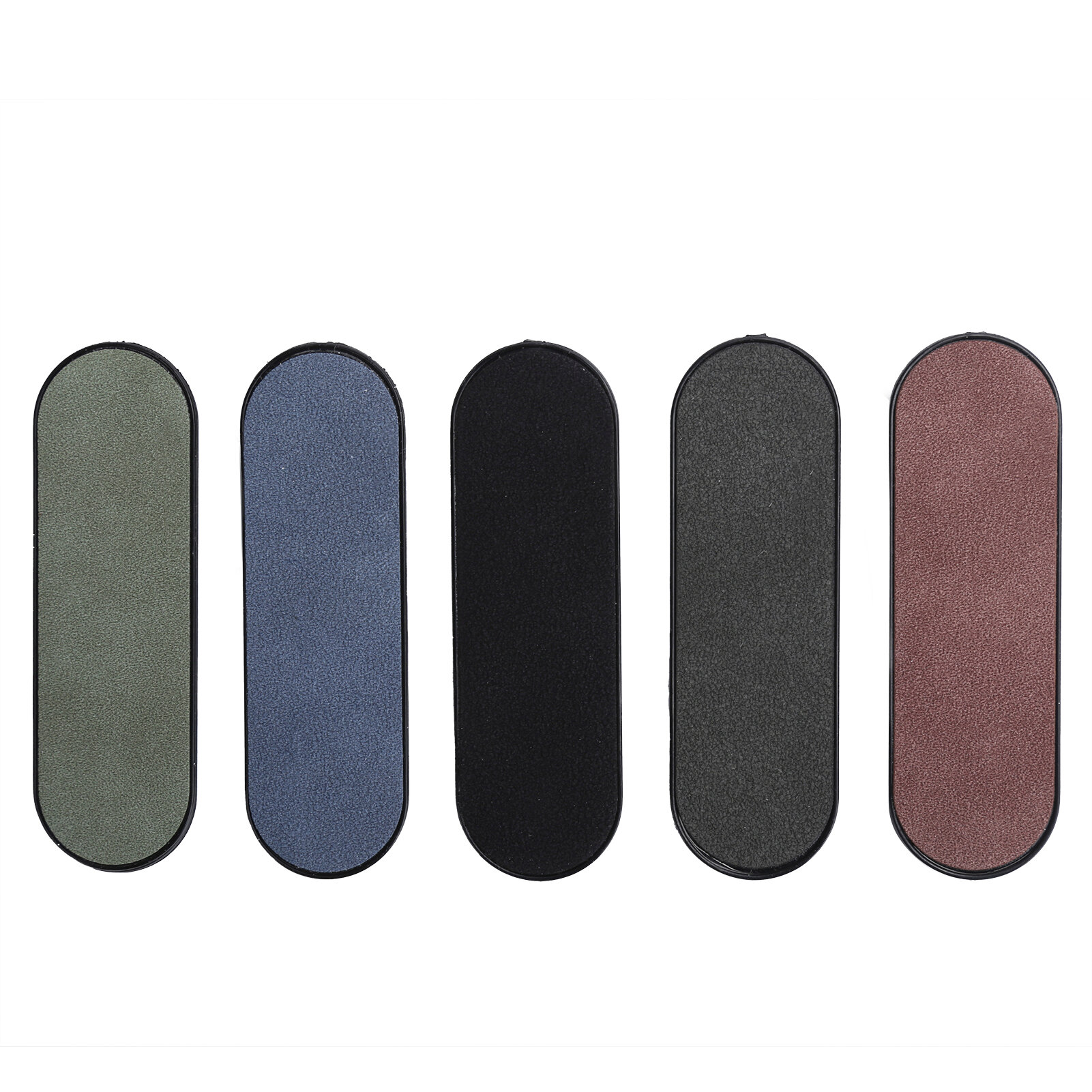 MOMO STICK 5Pcs Reusable Stickiness Gel Pad Finger Grip Ring Stand for Android Phone