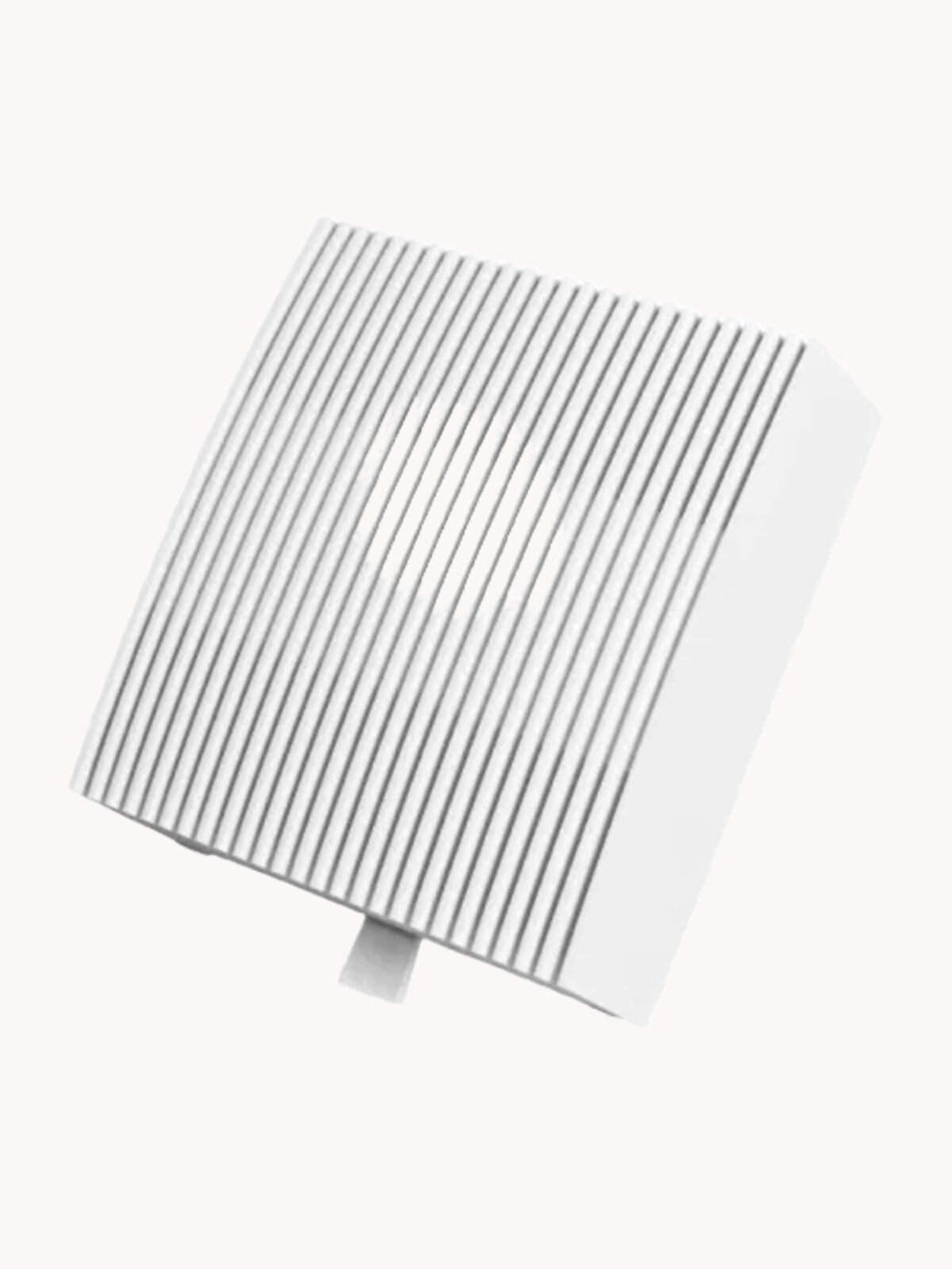 Приточный клапан вентиляции NovaSTYLE с 500 мм трубой, атмосферостойкой решёткой кив - 125, RAL 9016