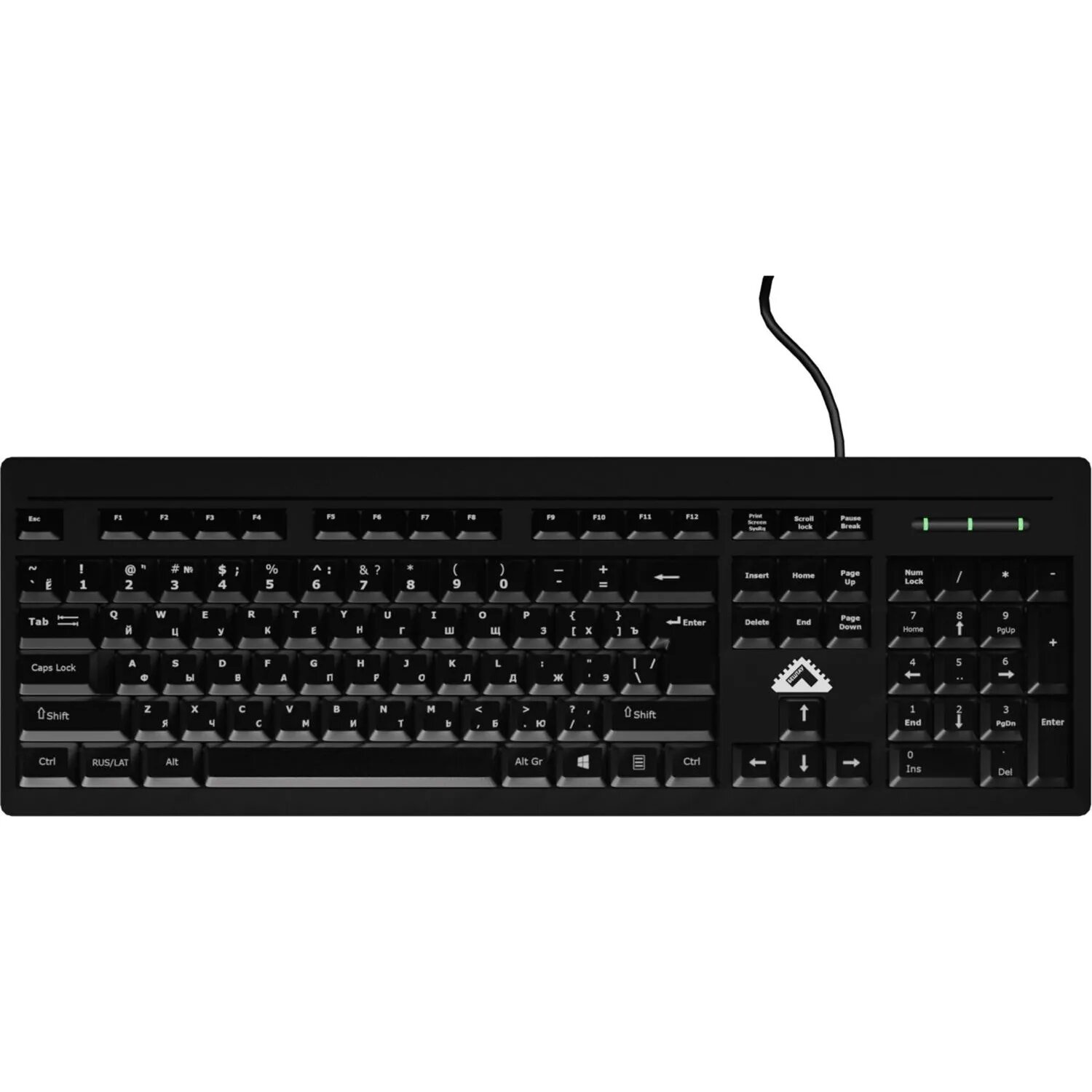 Клавиатура проводная бештау КЛ104РУ 104 клавиши, USB, 1.8м, KЛ104PY/TВ