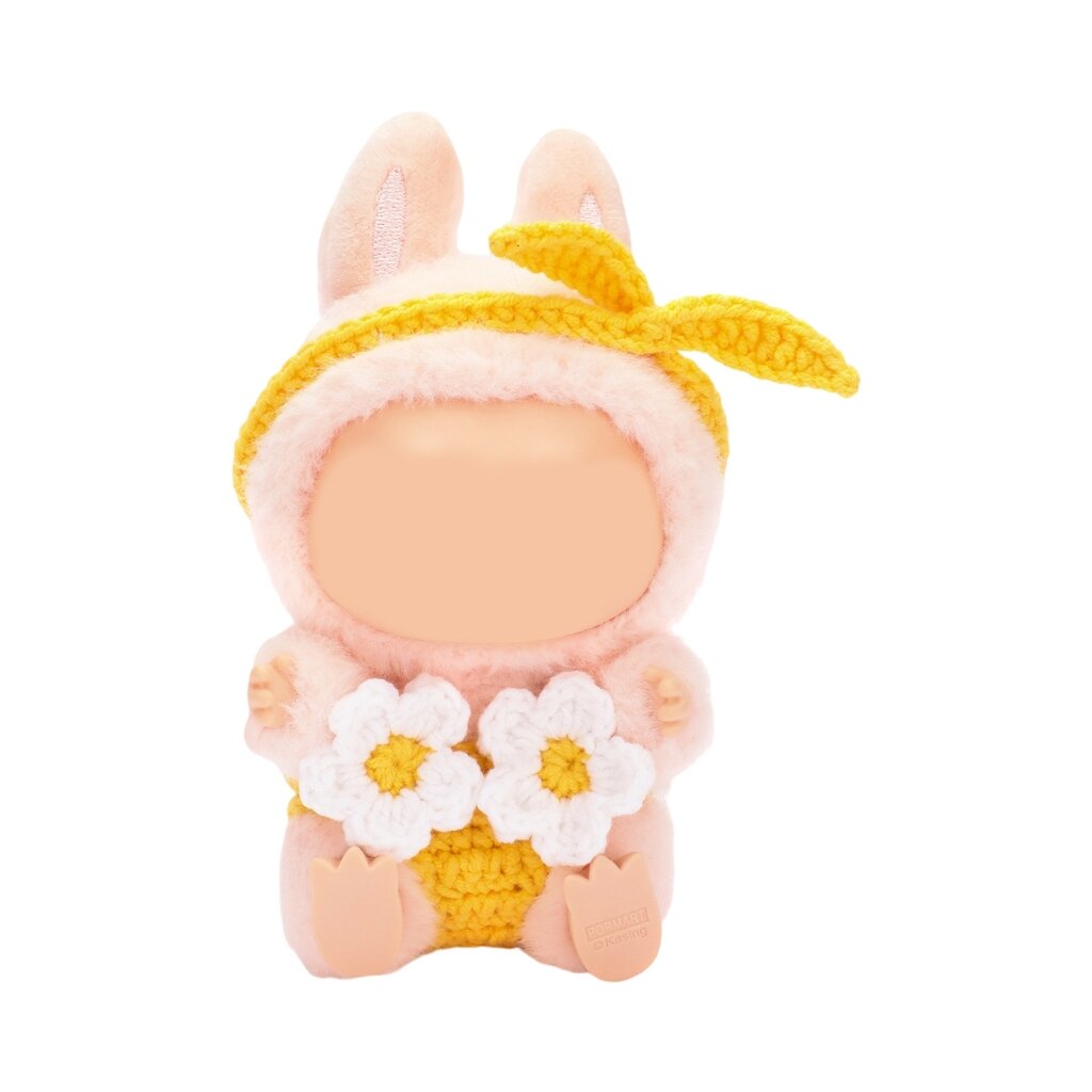 Сумка из Шерстяного Материала Labubuwa, Связанная Крючком-Бикини С Маленьким Желтым Цветком