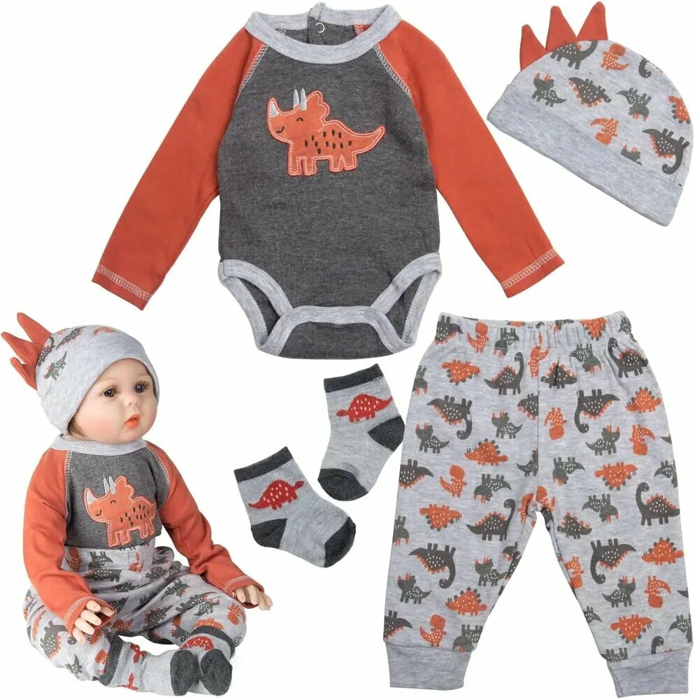 22-24 дюйма одежда для куклы реборн 55см-60 см