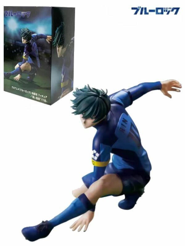 Фигурка Аниме Синяя Тюрьма Блю Лок Рин Итоши Rin Itoshi 13cm