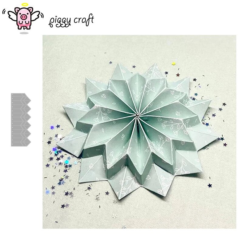 Piggy Craft металлические штампы для резки 3D цветы