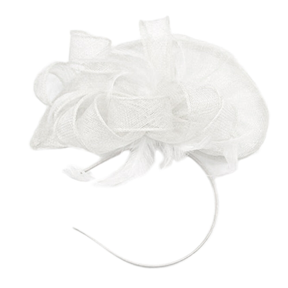 Женская элегантная вечеринка фасцинатор с вуалью, коктейльная шляпка для волос, винтажная диадема