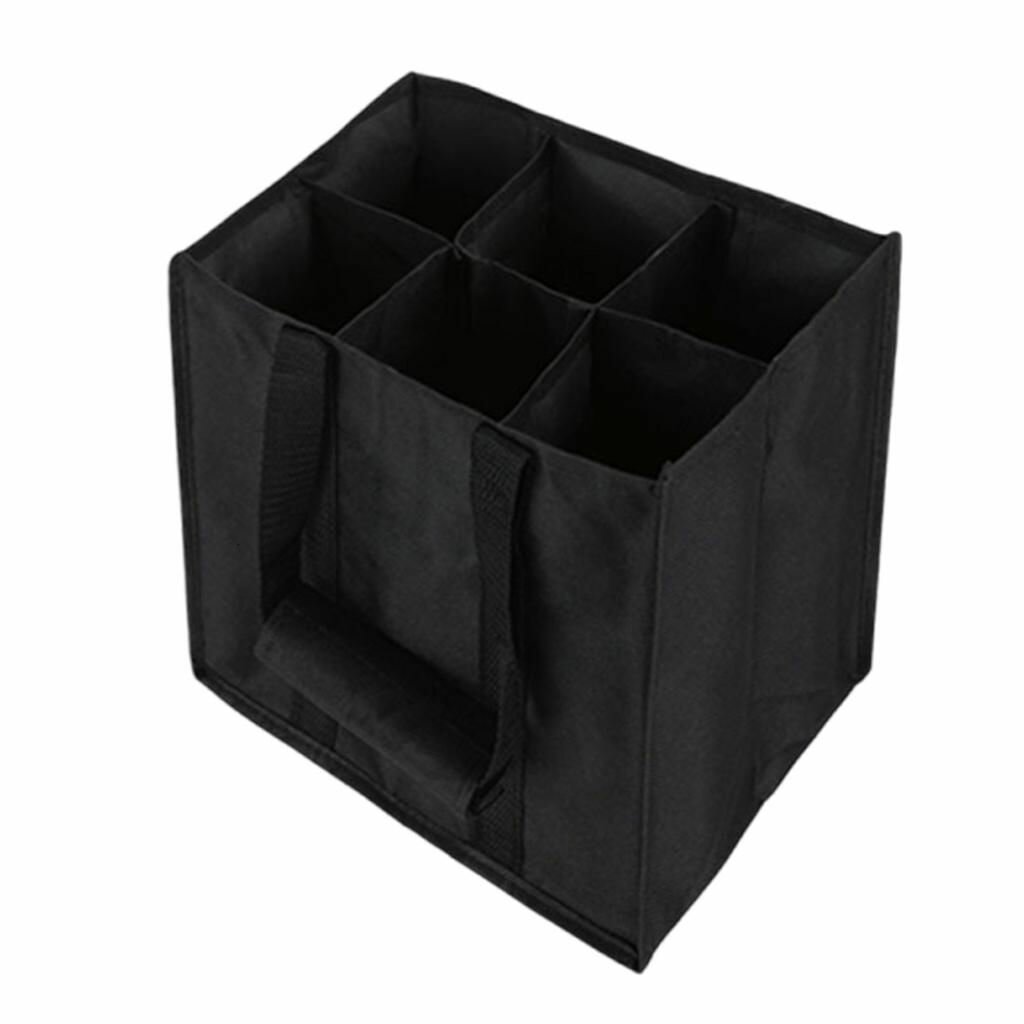 Сумка-тоут на 6 бутылок вина из нетканого материала-27x18x27 см