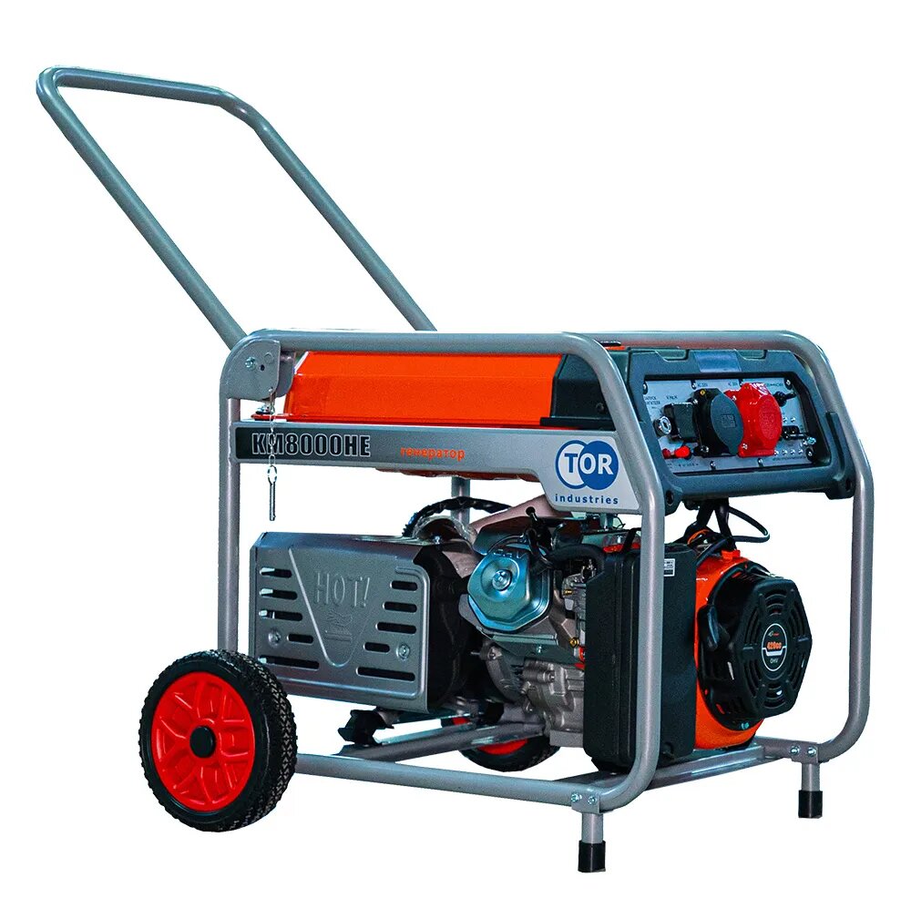 1045857 Генератор бензиновый TOR KM8000HE 6кВт 220В/380В с электростартером