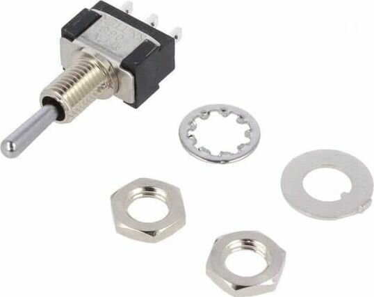 Переключатель KNITTER SWITCH MTA 106 G тумблер Пол 3 SPDT (ON)-OFF-(ON) 6A/125ВAC 1 шт