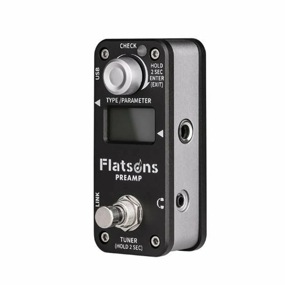 FLATSONS Предусилитель для гитары и баса с тюнером