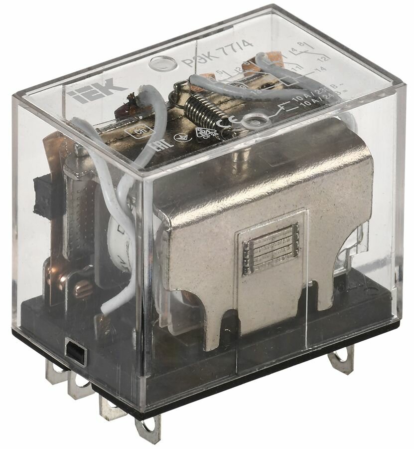 Реле ONI промежуточное 10А 24В 4ПК РЭК77-4 без розетки