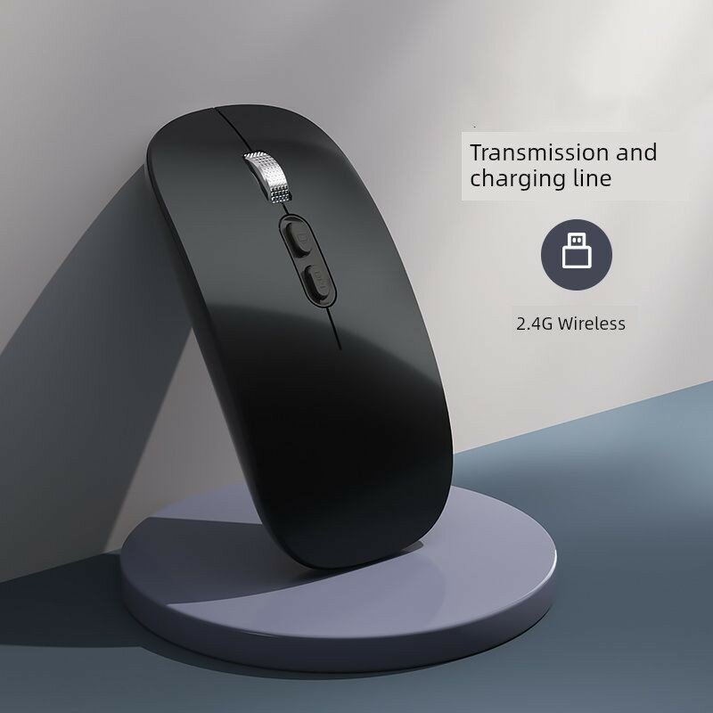 Беспроводная Bluetooth-мышь для ноутбуков Apple MacBook Pro, бесшумная, новые модели M1, M2, M34 Черная/беспроводная